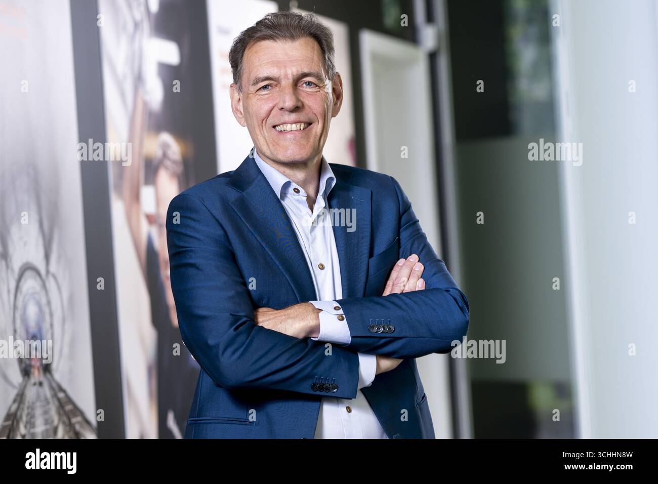 Bekaert new CEO Yves Kerstens poses for photographer, in Zaventem ...