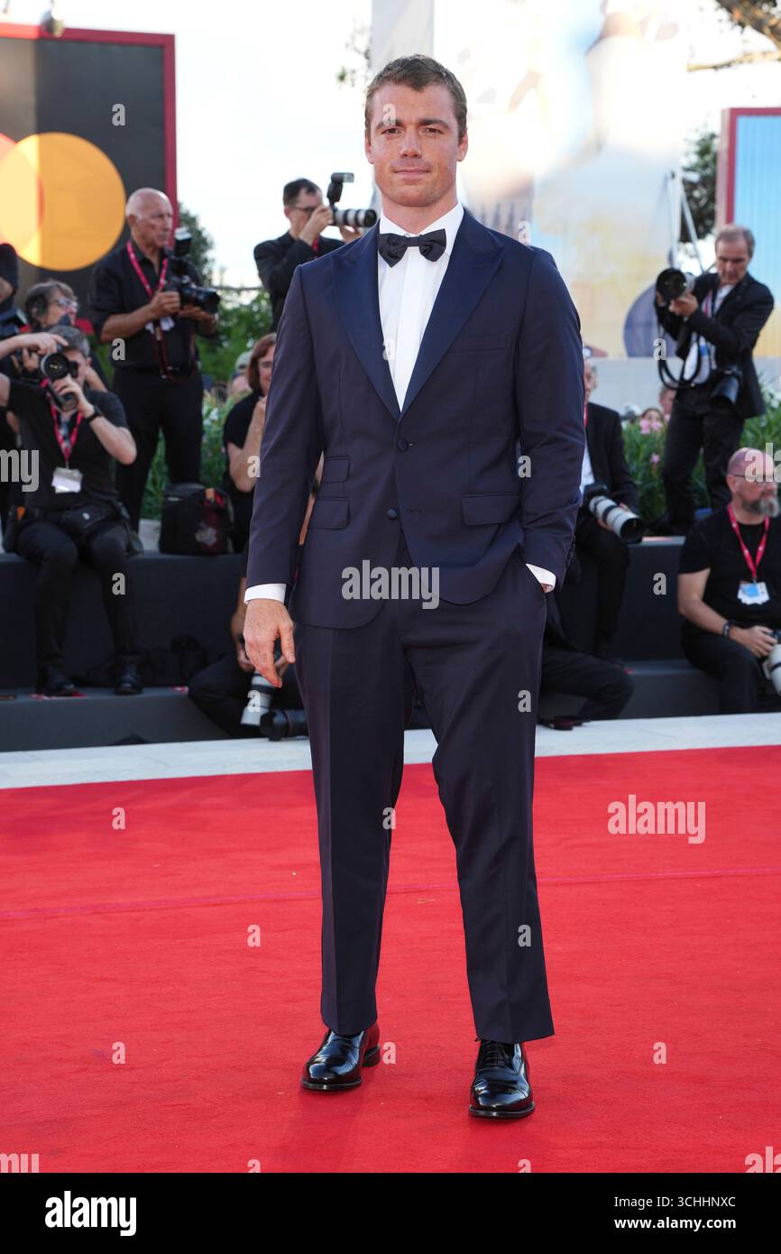 Gabriel Basso poses for photographers at the red carpet for the film 'A ...