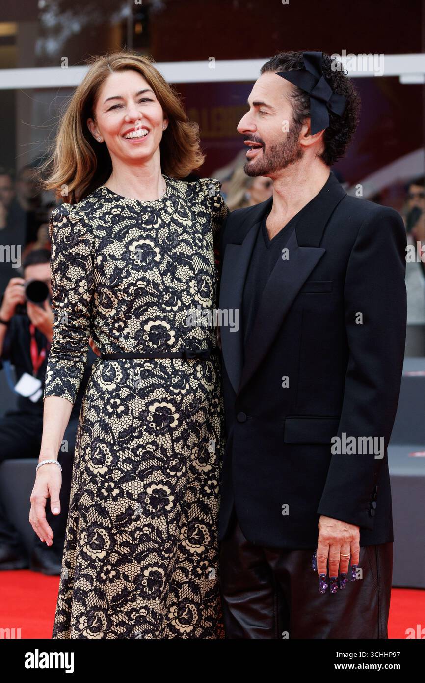 Sofia Coppola and Marc Jacobs attend "Marc By Sofia" red carpet during the 82nd Venice ...