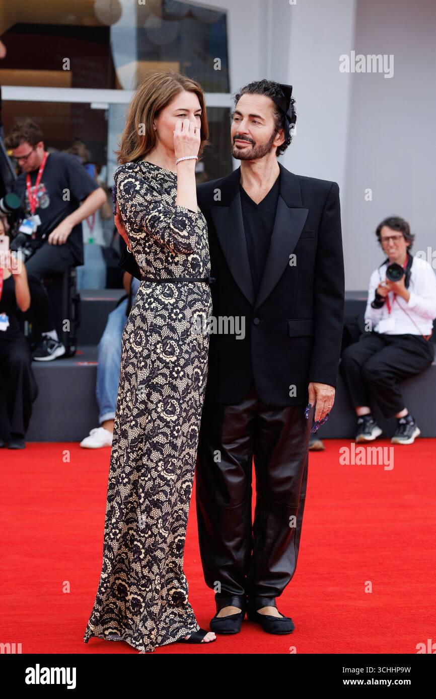 Sofia Coppola and Marc Jacobs attend "Marc By Sofia" red carpet during the 82nd Venice ...