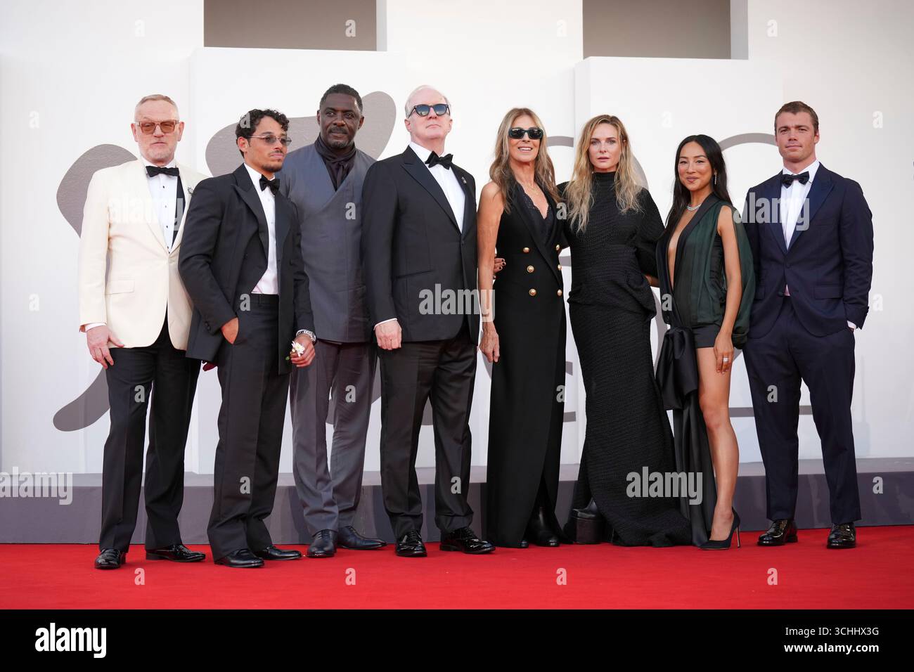 Jared Harris, from left, Anthony Ramos, Idris Elba, Tracy Letts ...