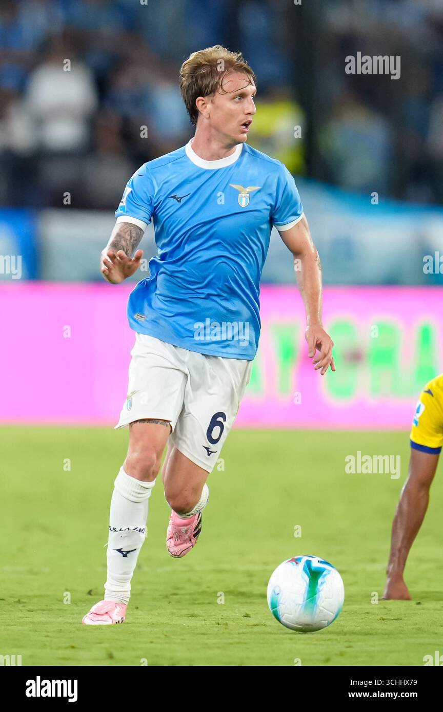 Nicolo Rovella of SS Lazio during the serie Serie A Enilive match between SS Lazio and Hellas ...