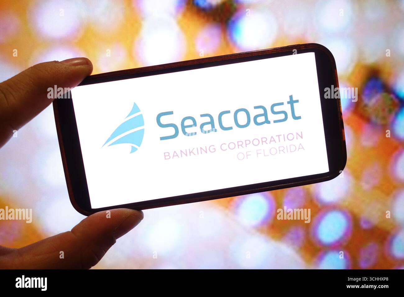 August 30, 2025, Poland: In this photo illustration, a Seacoast Banking ...