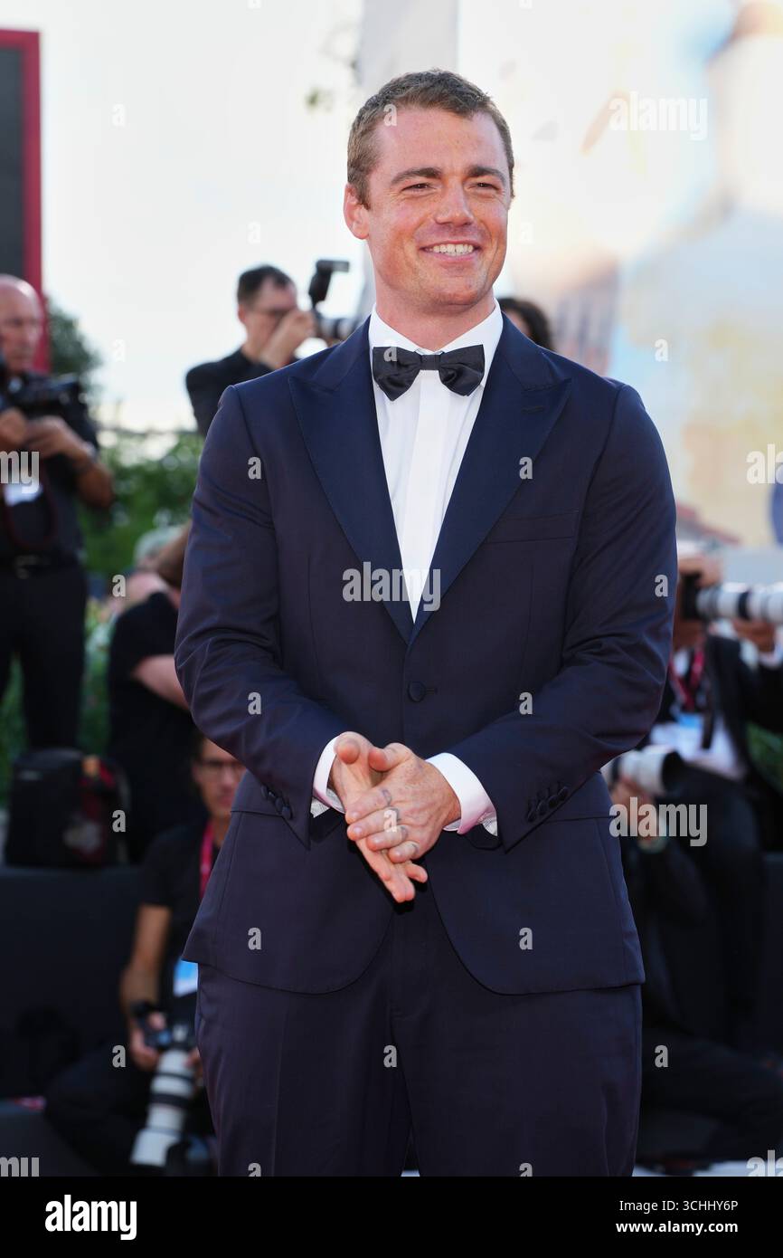 Gabriel Basso poses for photographers at the red carpet for the film 'A ...