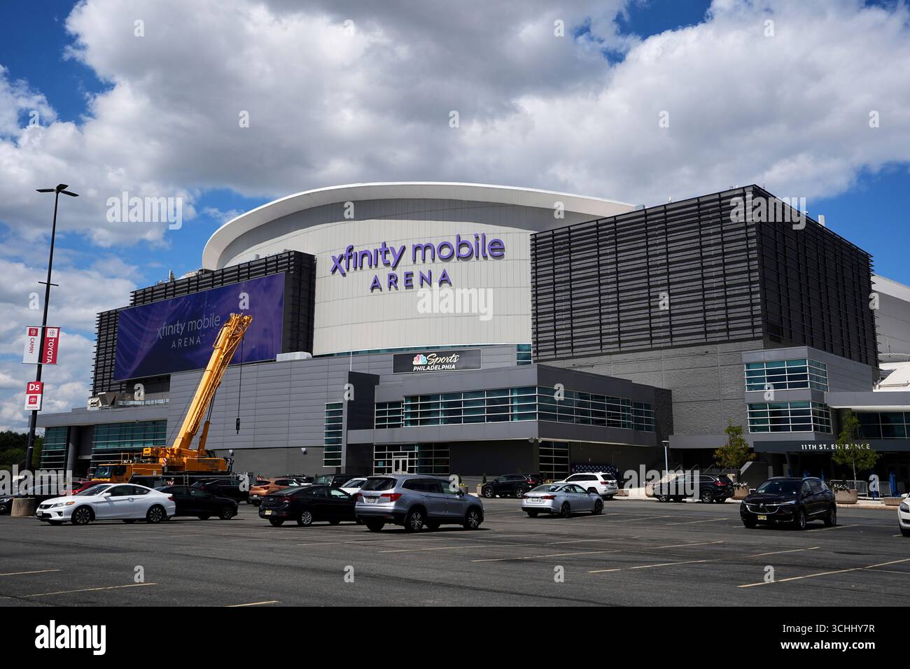 Shown is the Xfinity Mobile Arena in Philadelphia, Tuesday, Sept. 2 ...