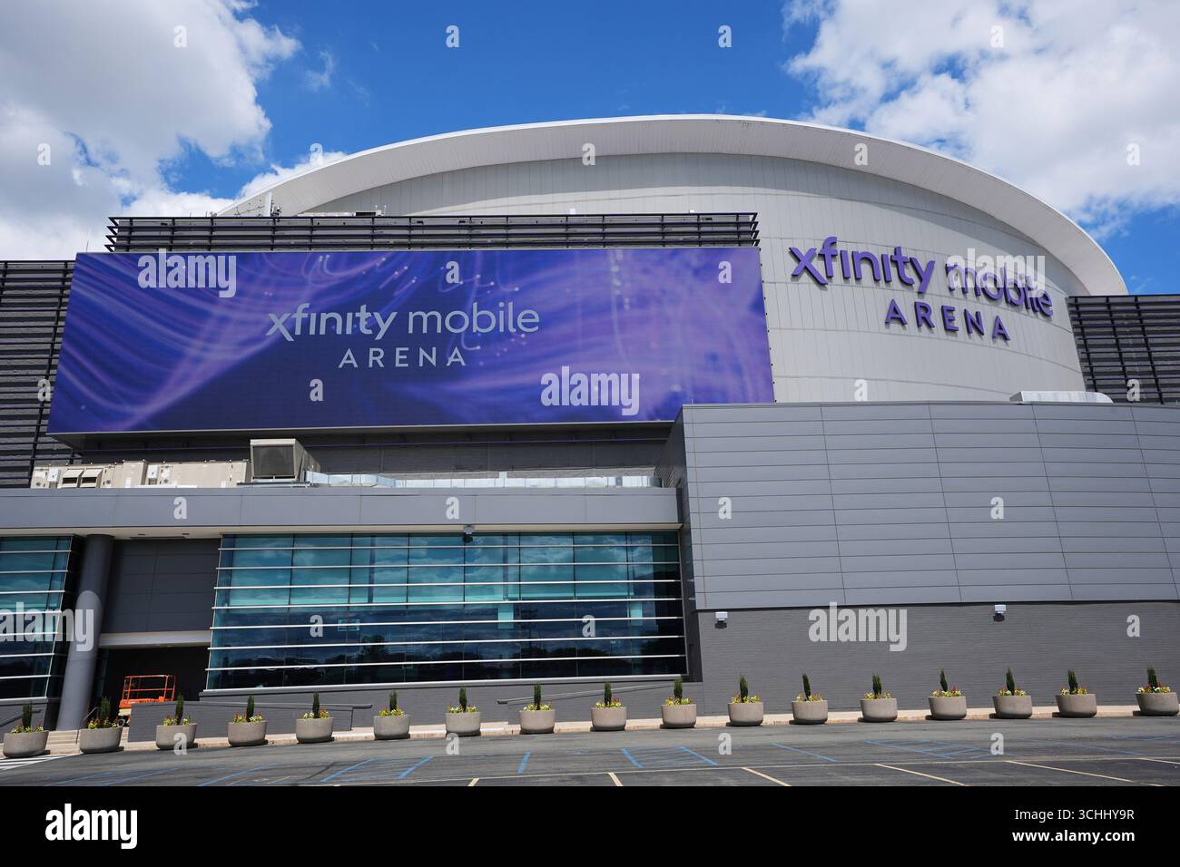 Shown is the Xfinity Mobile Arena in Philadelphia, Tuesday, Sept. 2 ...