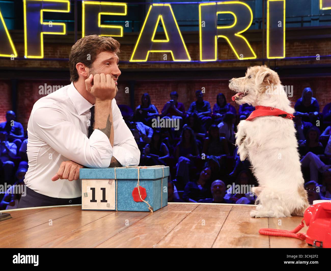 Rome, Italy. 02nd Sep, 2025. Rome, Teatro delle Vittorie, TV show ...
