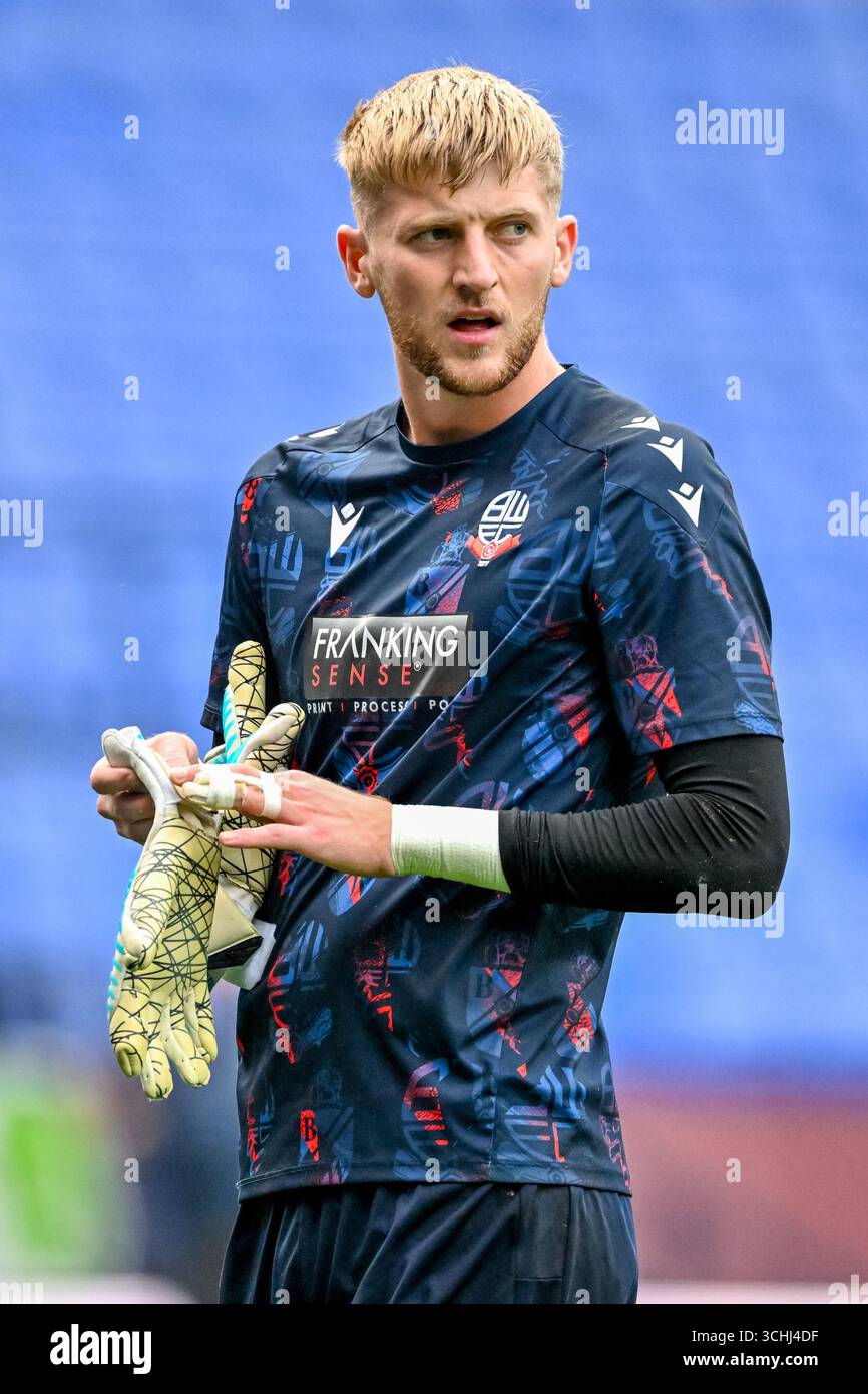 Teddy Sharman-Lowe of Bolton Wanderers during the The Vertu Trophy ...