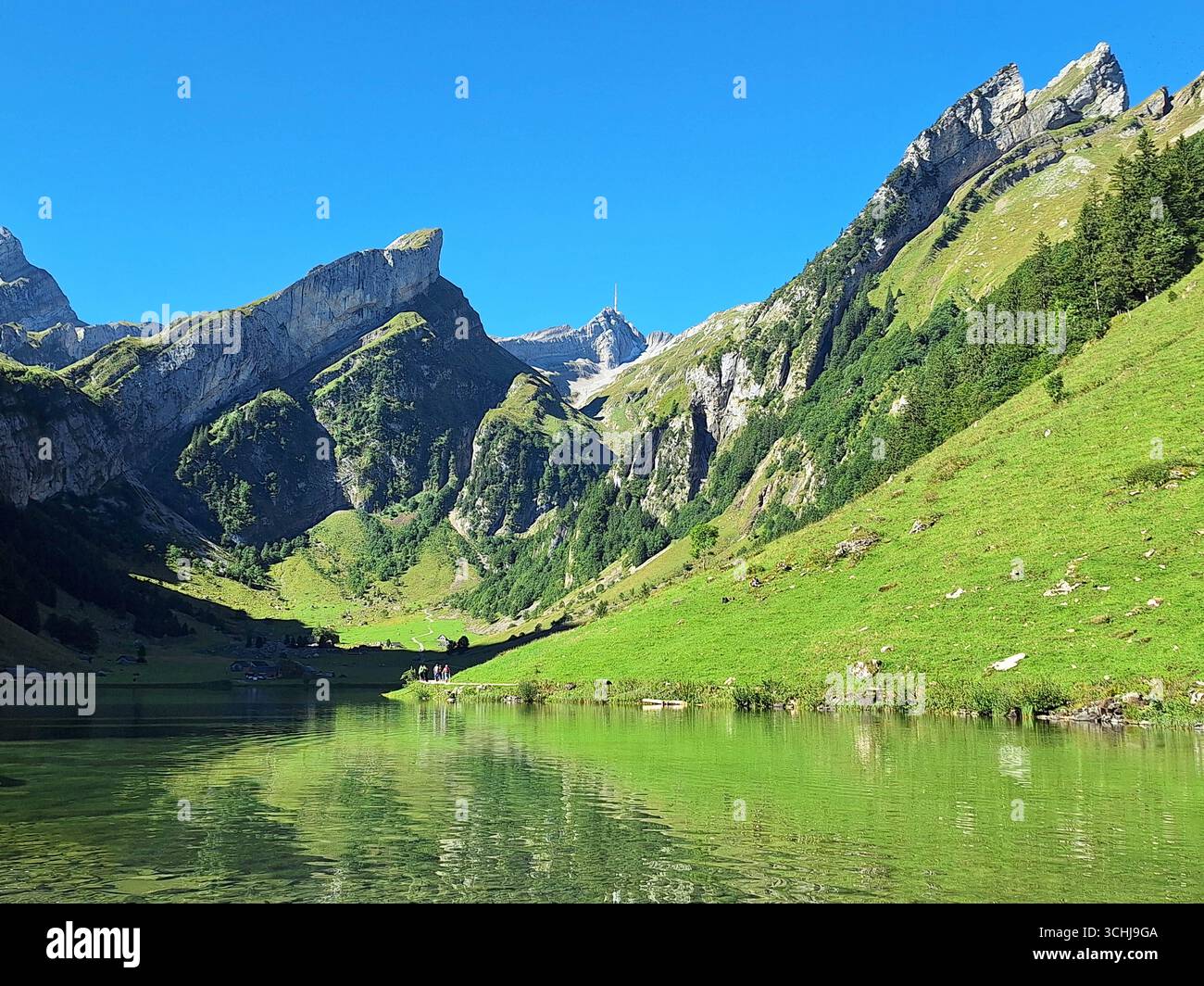 Appenzell Themenbild - Seealpsee, Säntis, Appenzell, Appenzeller Alpen ...