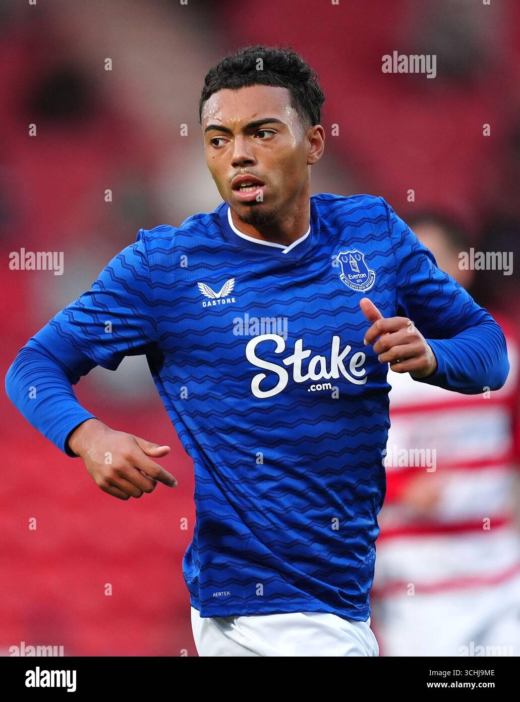 Everton's Jacob Beaumont-Clark during the Vertu Trophy match at The Eco ...