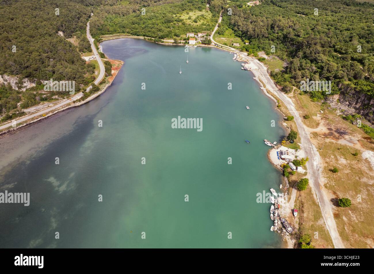 Aerial drone seascape perfect sea hi-res stock photography and images ...