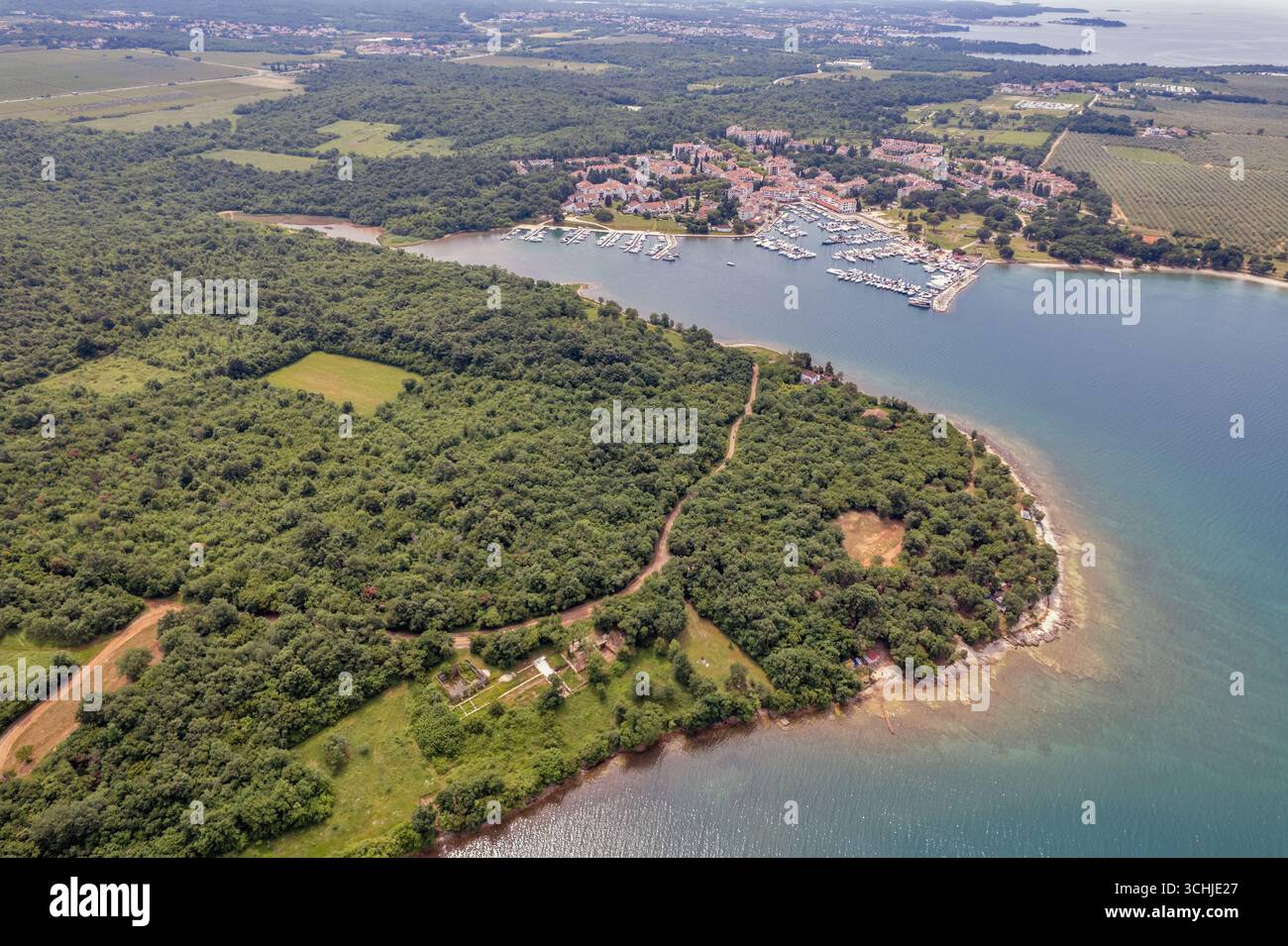 Drone aerial tourism marine resort hi-res stock photography and images ...