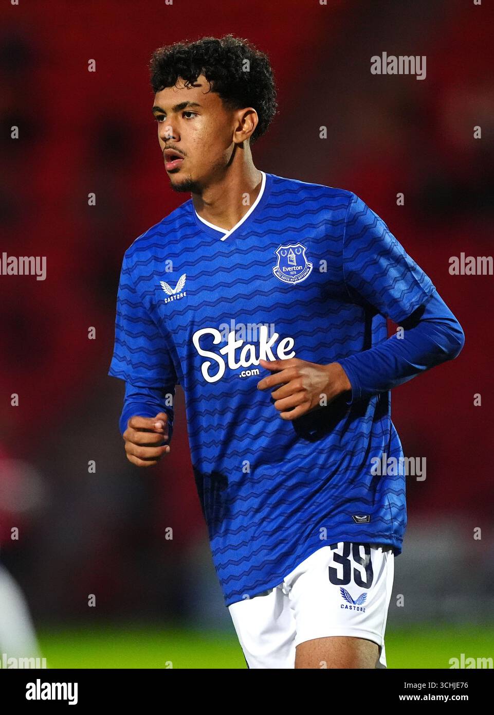 Everton's Adam Aznou during the Vertu Trophy match at The Eco-Power ...