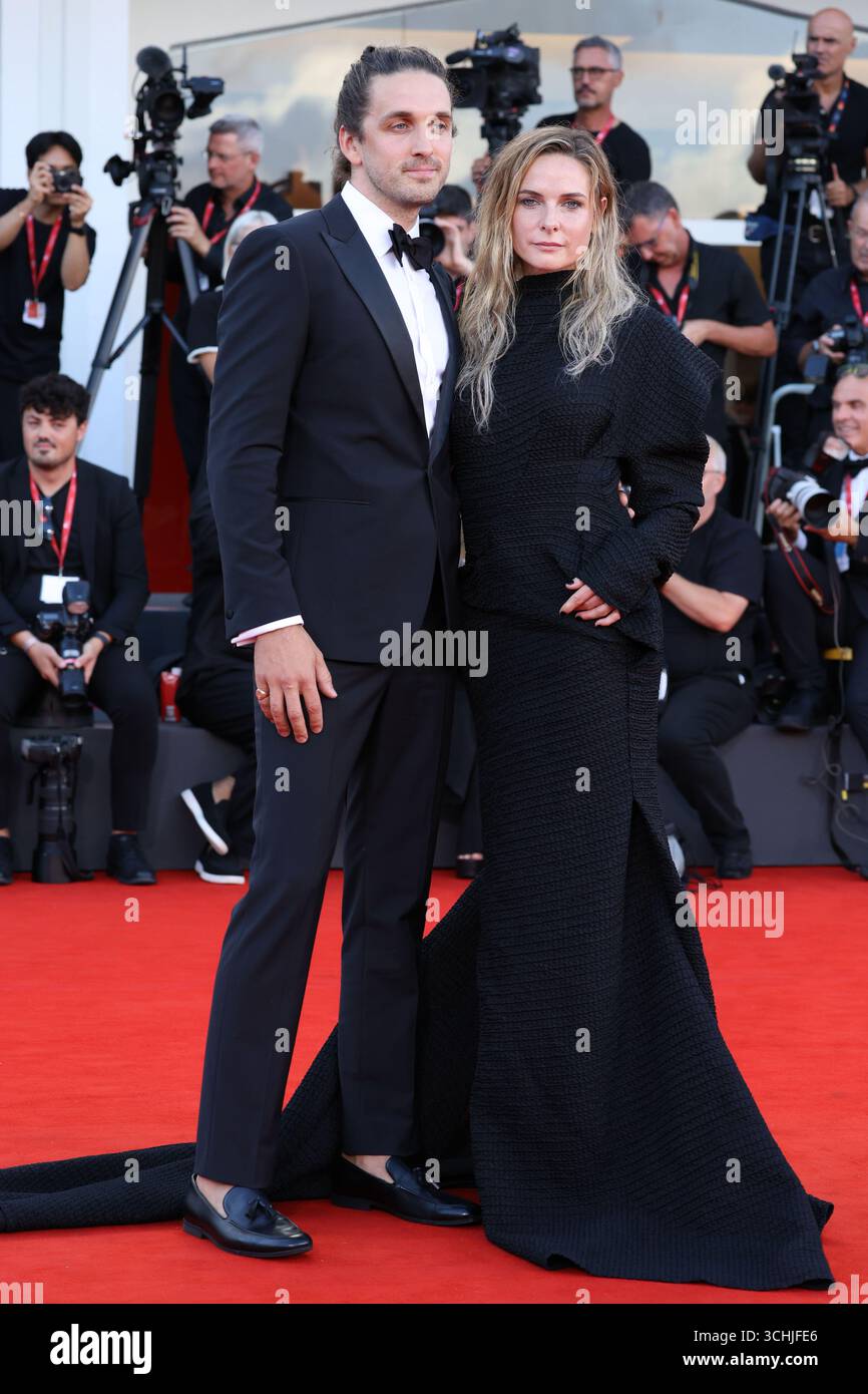 Rory St. Clair Gainer and Rebecca Ferguson'A House of Dynamite ...