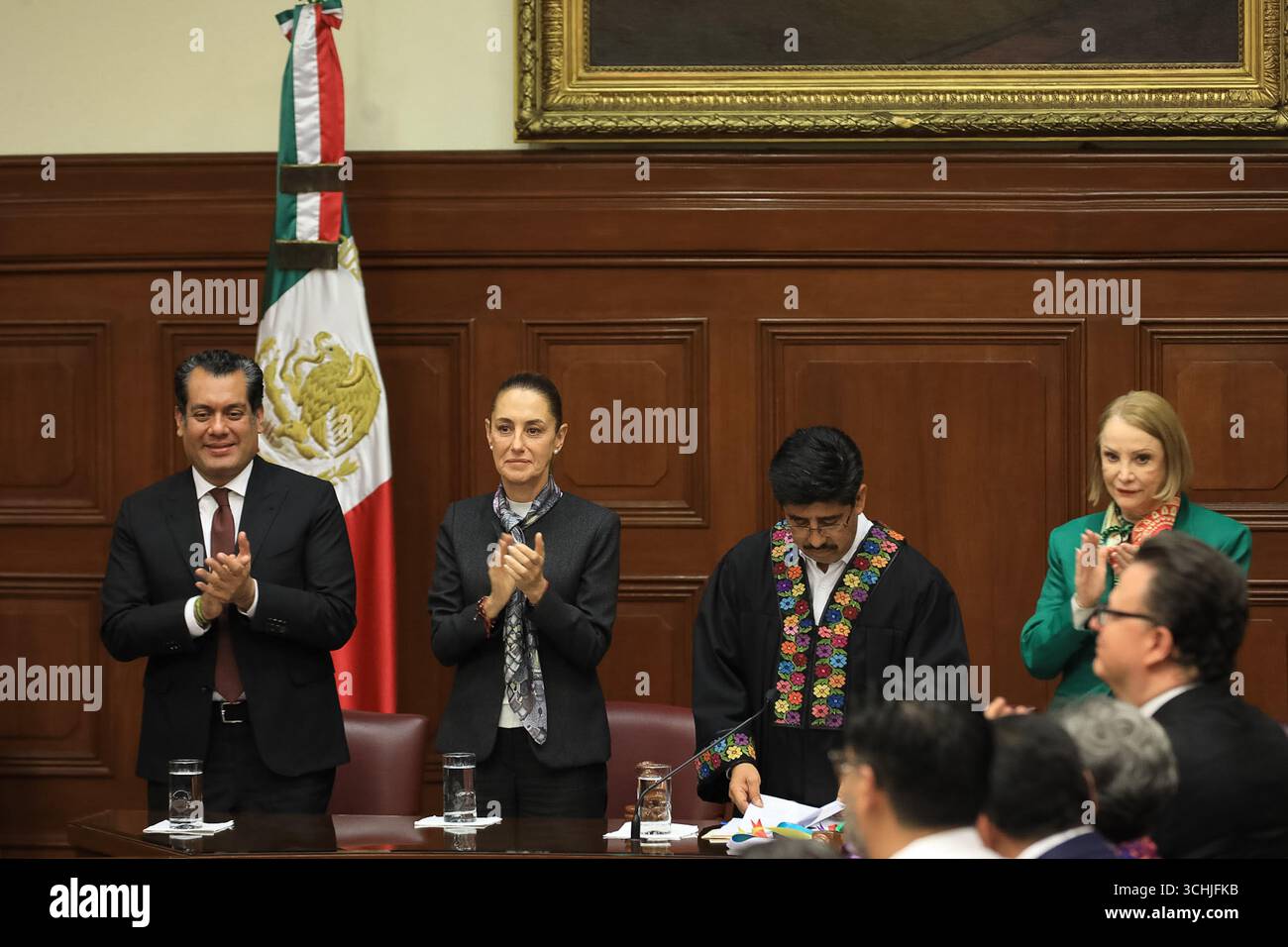 (L-R) Congressman Sergio Gutierrez from the Party Movimiento de ...