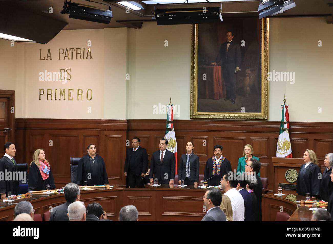 Mexico City, Mexico. 02nd Sep, 2025. (L-R) Congressman Sergio Gutierrez ...