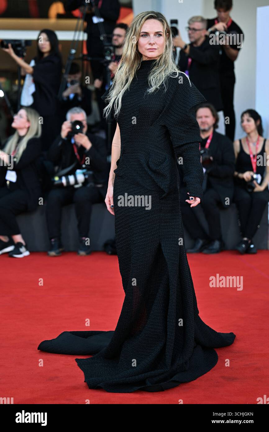 Rebecca Ferguson attending the A House Of Dynamite Premiere as part of ...