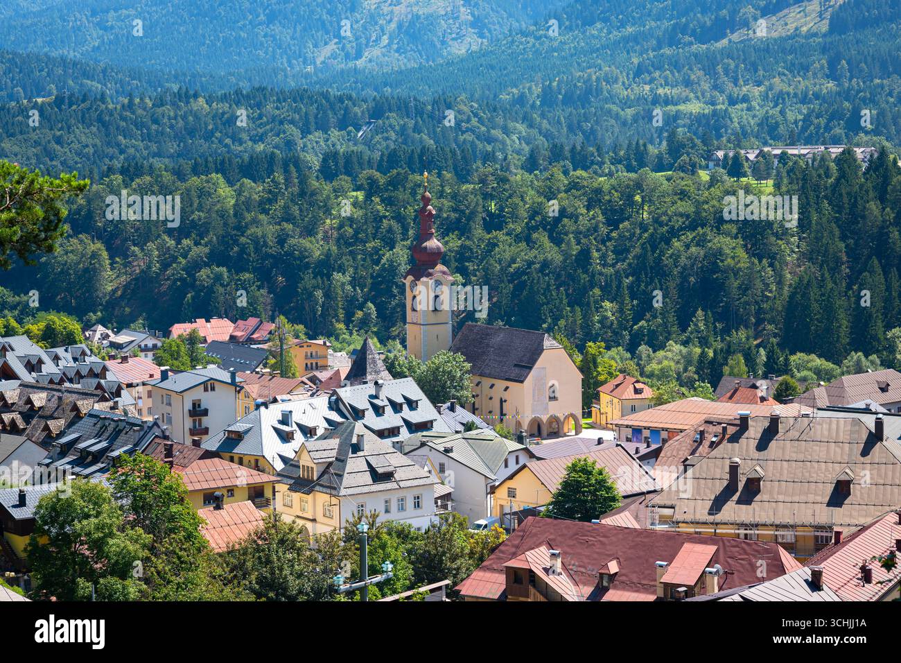 Scenic village church tarvisio hi-res stock photography and images - Alamy