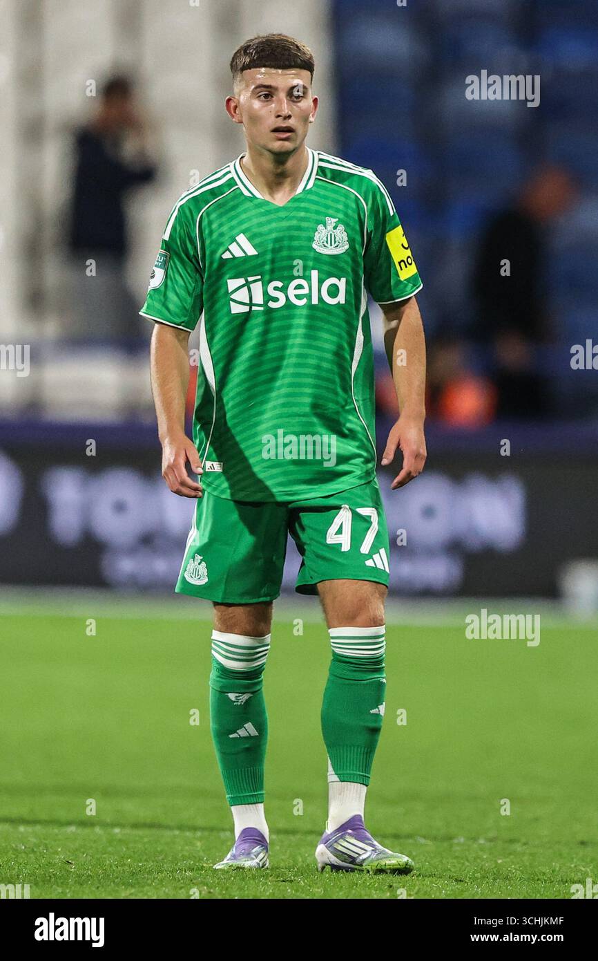 Dylan Charlton of Newcastle United during the The Vertu Trophy match ...