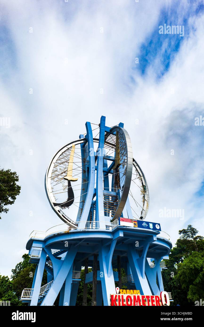 Weh Island, Indonesia - 01.01.2025: Kilometer Nol Monument in Sabang ...