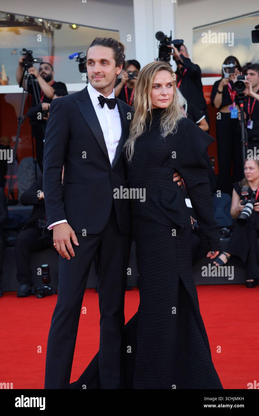 Venice, Italy, 2nd September, 2025. Rory St. Clair Gainer and Rebecca ...