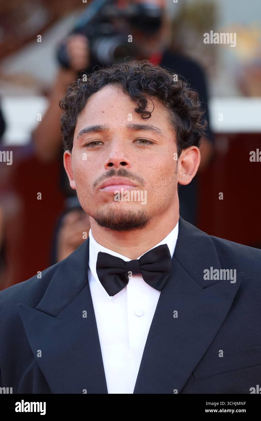 Venice, Italy, 2nd September, 2025. Anthony Ramos arriving on the red ...