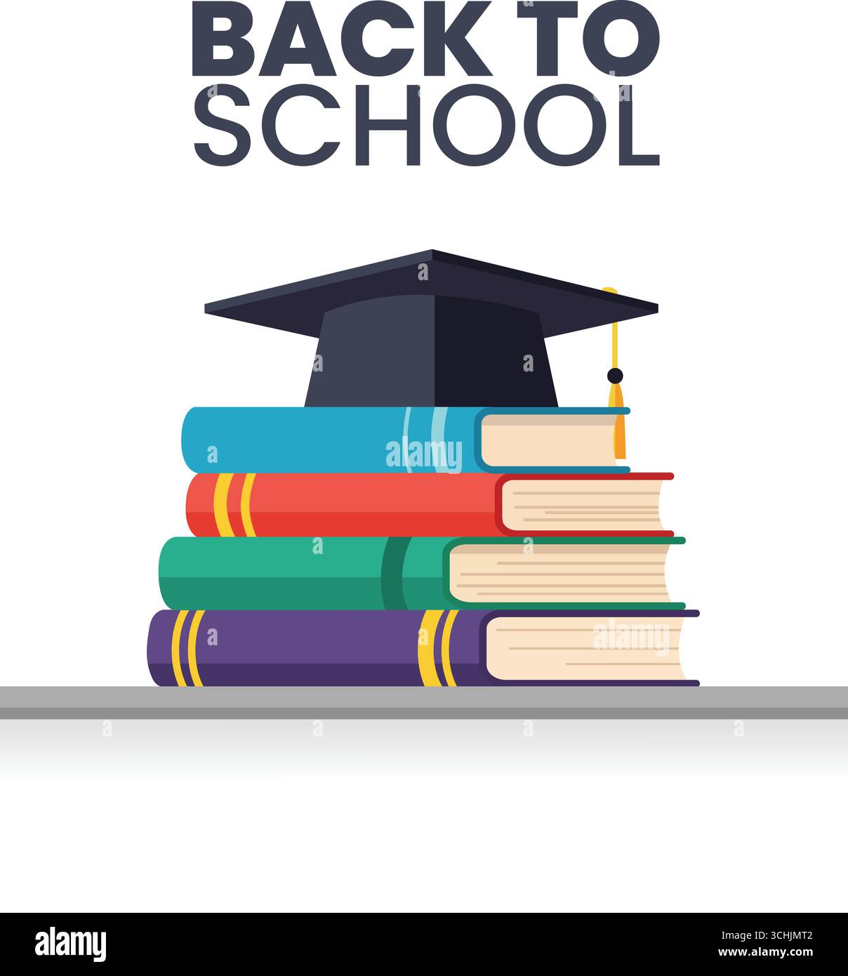 Back school education books Stock Vector Images - Alamy