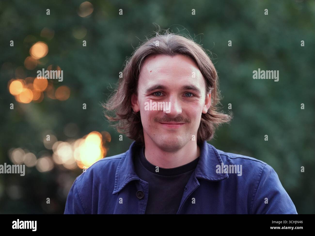 02 September 2025, Hamburg: Kaleb Erdmann, author, stands during the ...