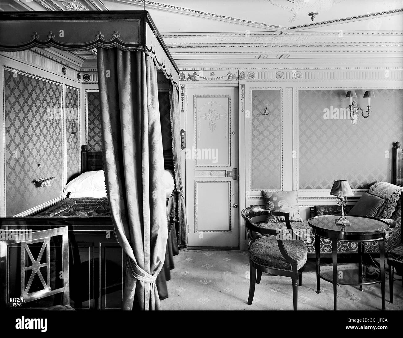 Titanic suite decoraded in Impired style. April 1912 Stock Photo - Alamy