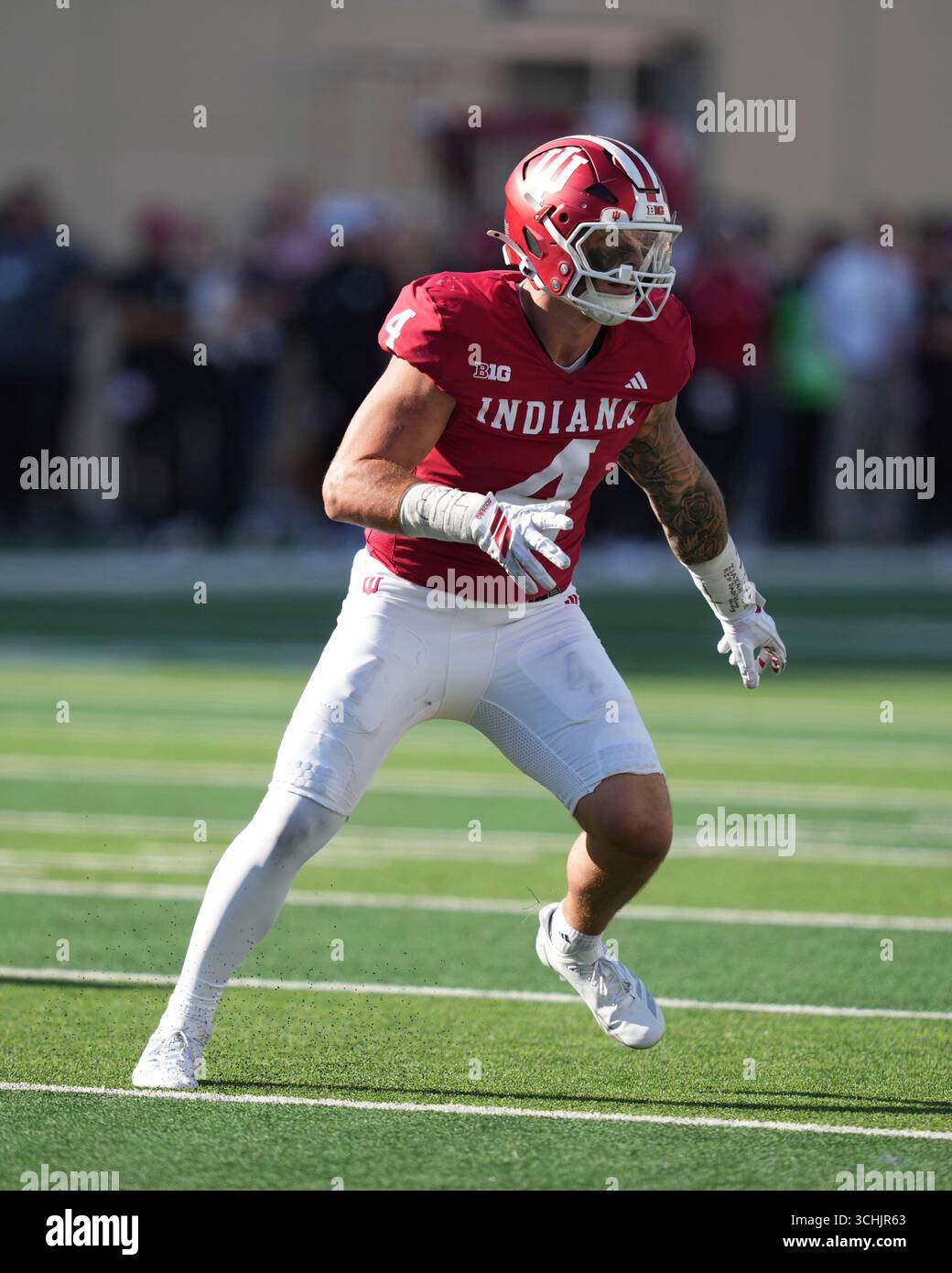 Indiana linebacker Aiden Fisher in action during the second half of an ...