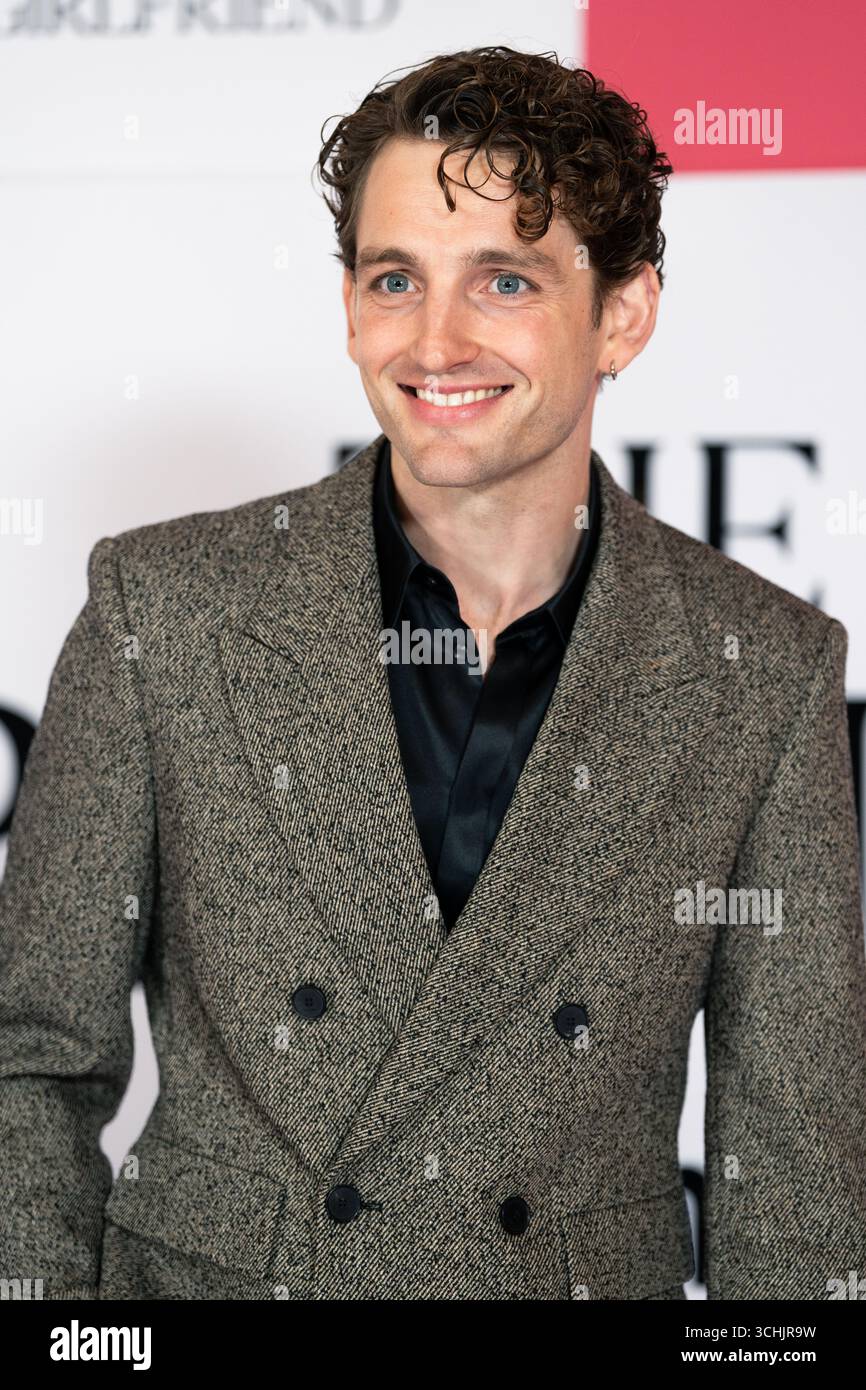 Laurie Davidson attends "The Girlfriend" gala screening at The National ...