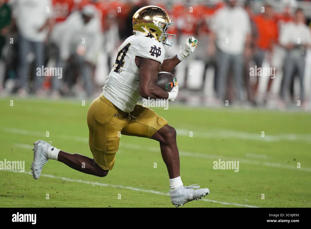 Notre Dame running back Jadarian Price runs during the first half of an ...