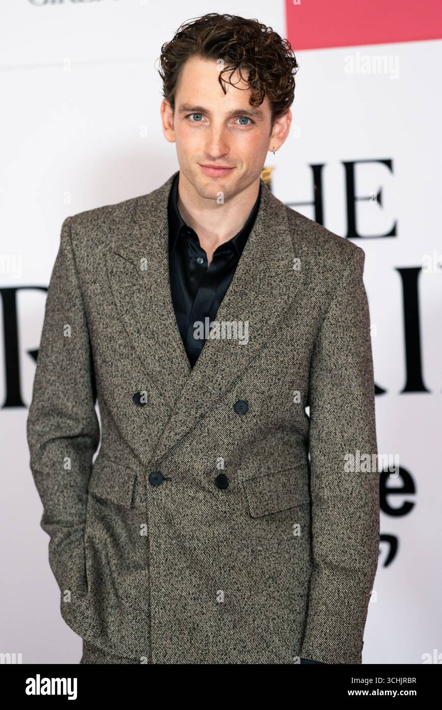 Laurie Davidson attends "The Girlfriend" gala screening at The National ...