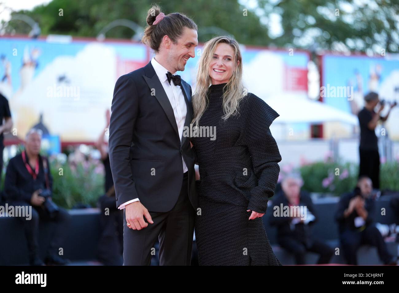 Rebecca Ferguson attends the "A House Of Dynamite" red carpet during ...