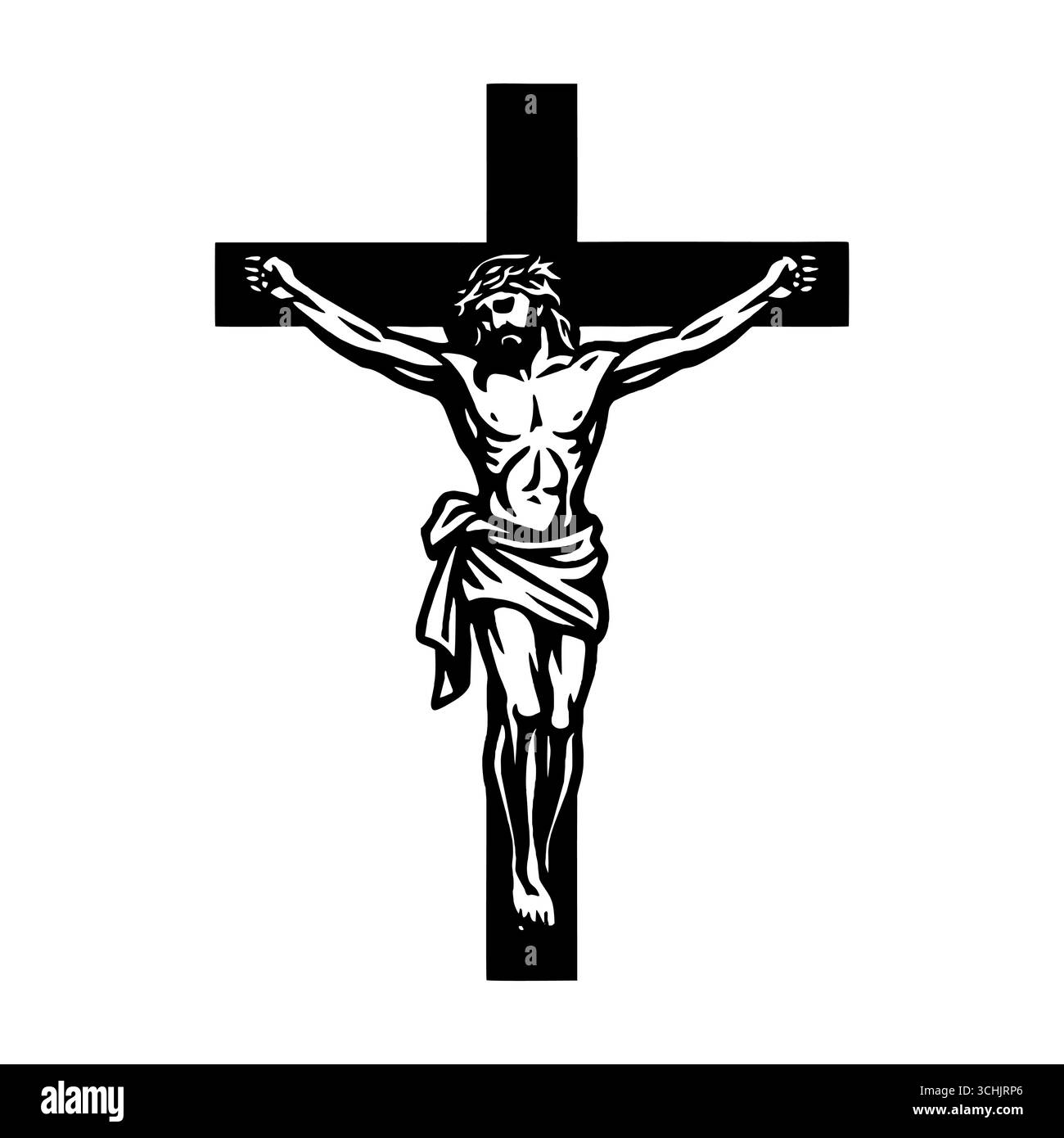 Bible cross on wooden Stock Vector Images - Alamy