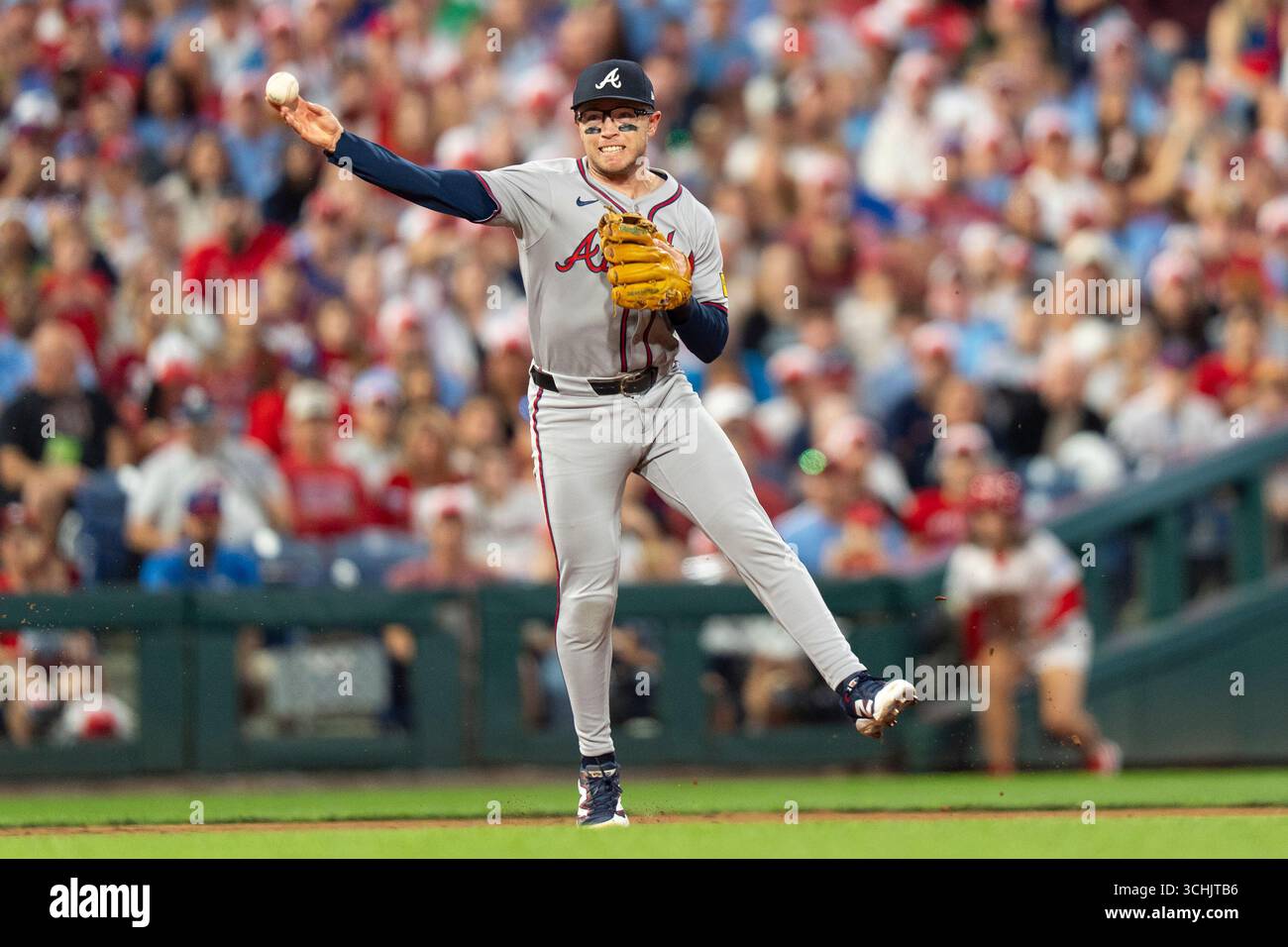 Atlanta Braves shortstop Nick Allen in action during a baseball game ...
