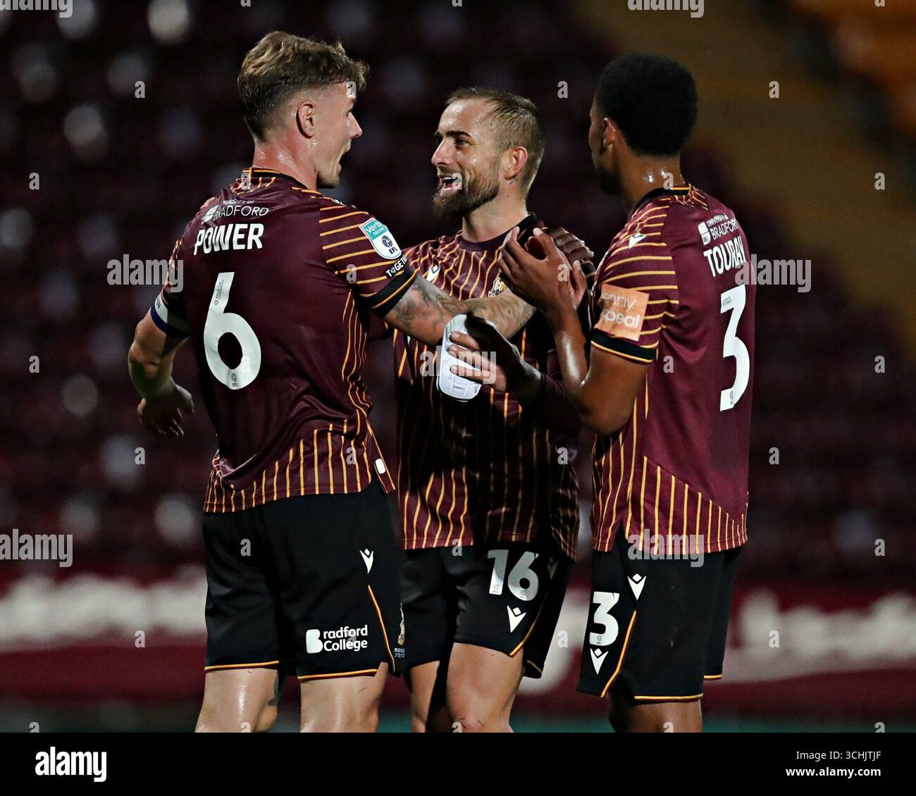 Max Power of Bradford City and Alex Pattison of Bradford City after The ...