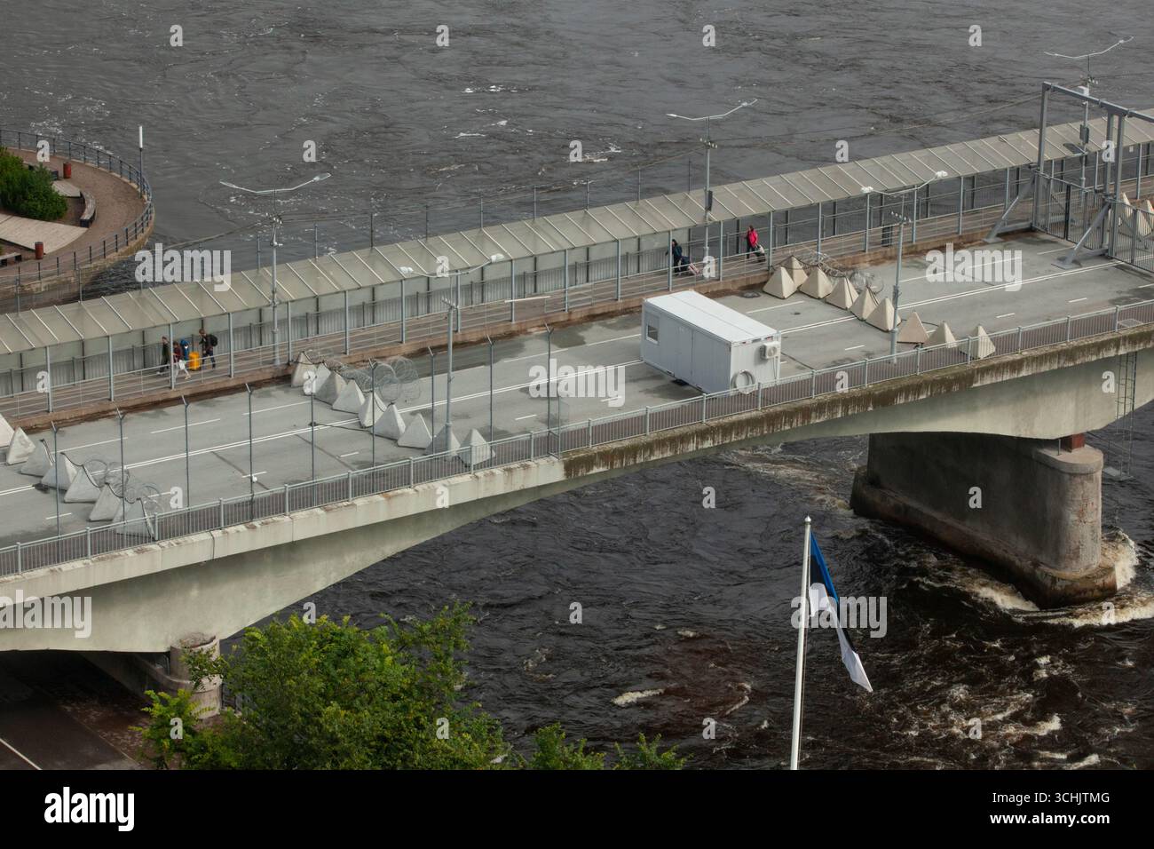 Narva, Estonia. 01st Sep, 2025. In the Estonian city of Narva, a ...