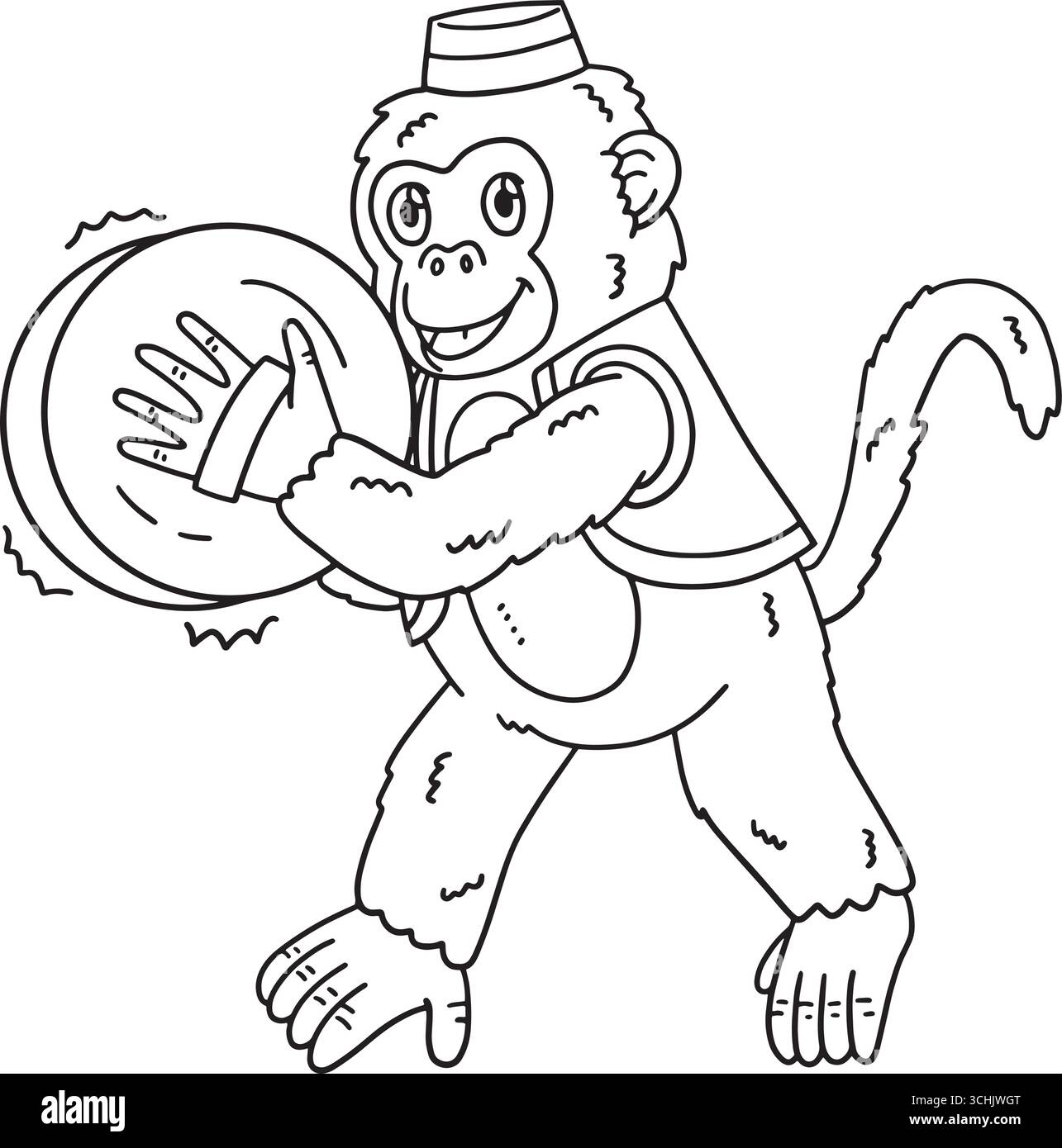 Monkey acrobatics Stock Vector Images - Alamy