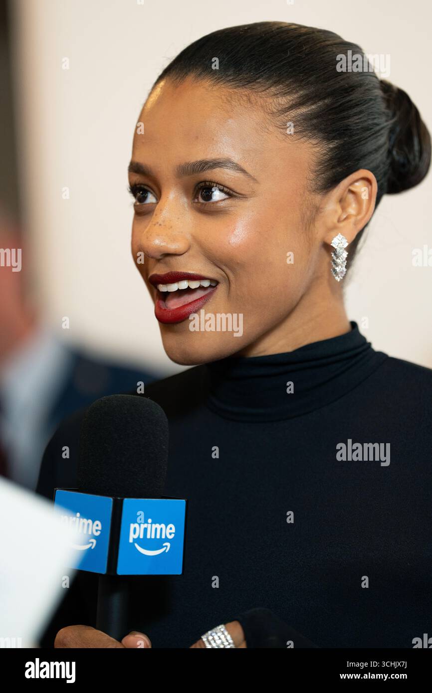 Shalom Brune-Franklin attends "The Girlfriend" gala screening at The ...