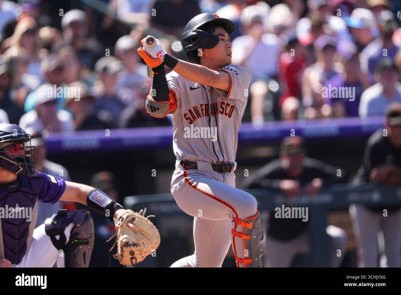 San Francisco Giants center fielder Jung Hoo Lee (51) in the second ...