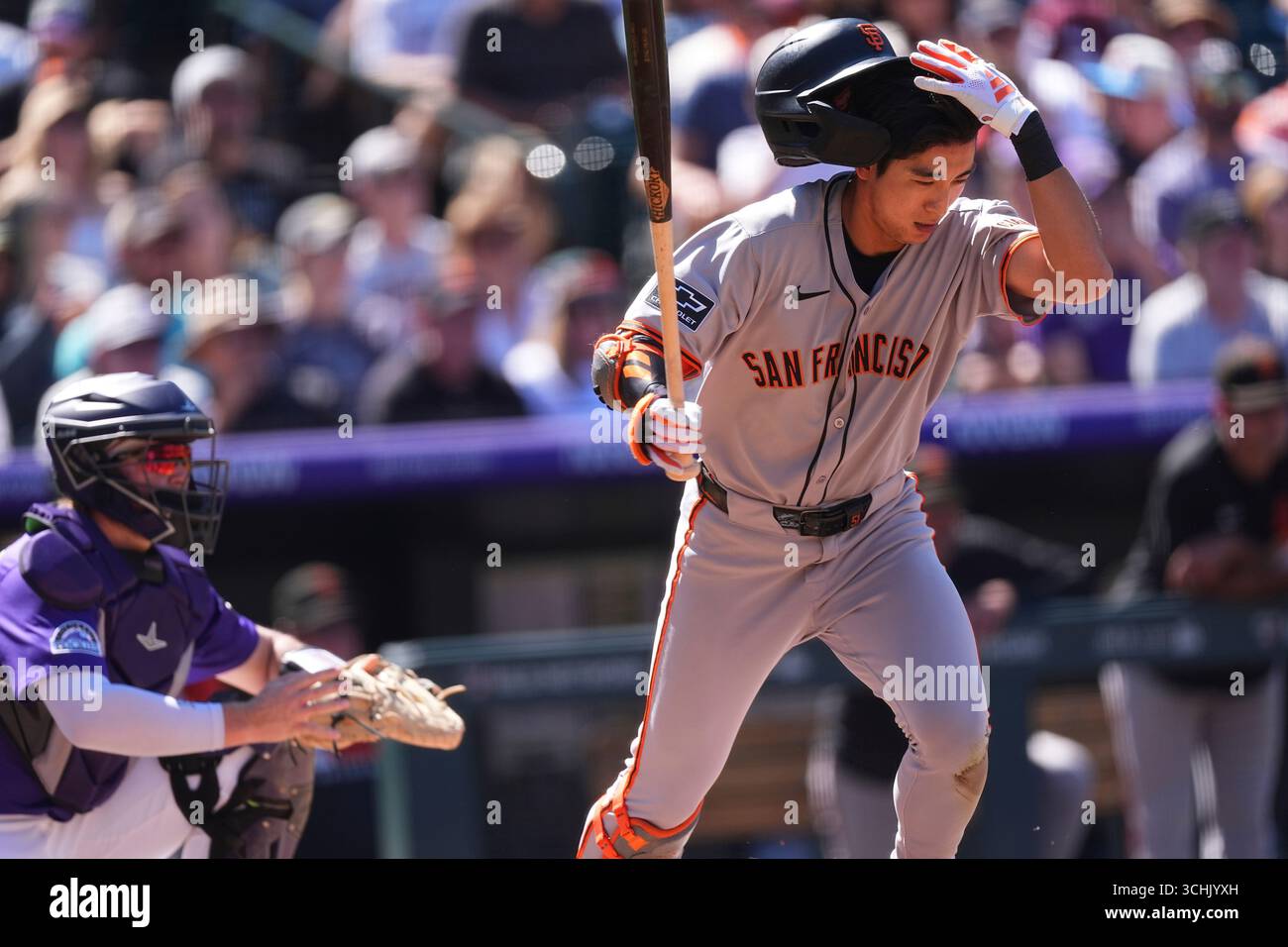 San Francisco Giants center fielder Jung Hoo Lee (51) in the second ...