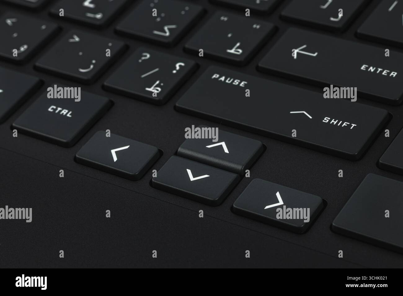 Close-up and full view of a modern computer keyboard Stock Photo - Alamy