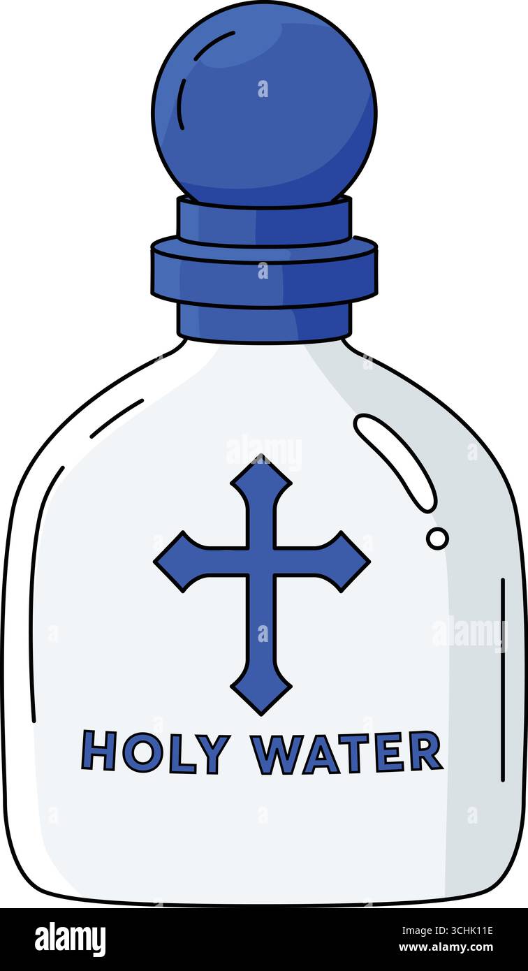 Baptism Holy Water Cartoon Colored Clipart Stock Vector Image & Art - Alamy