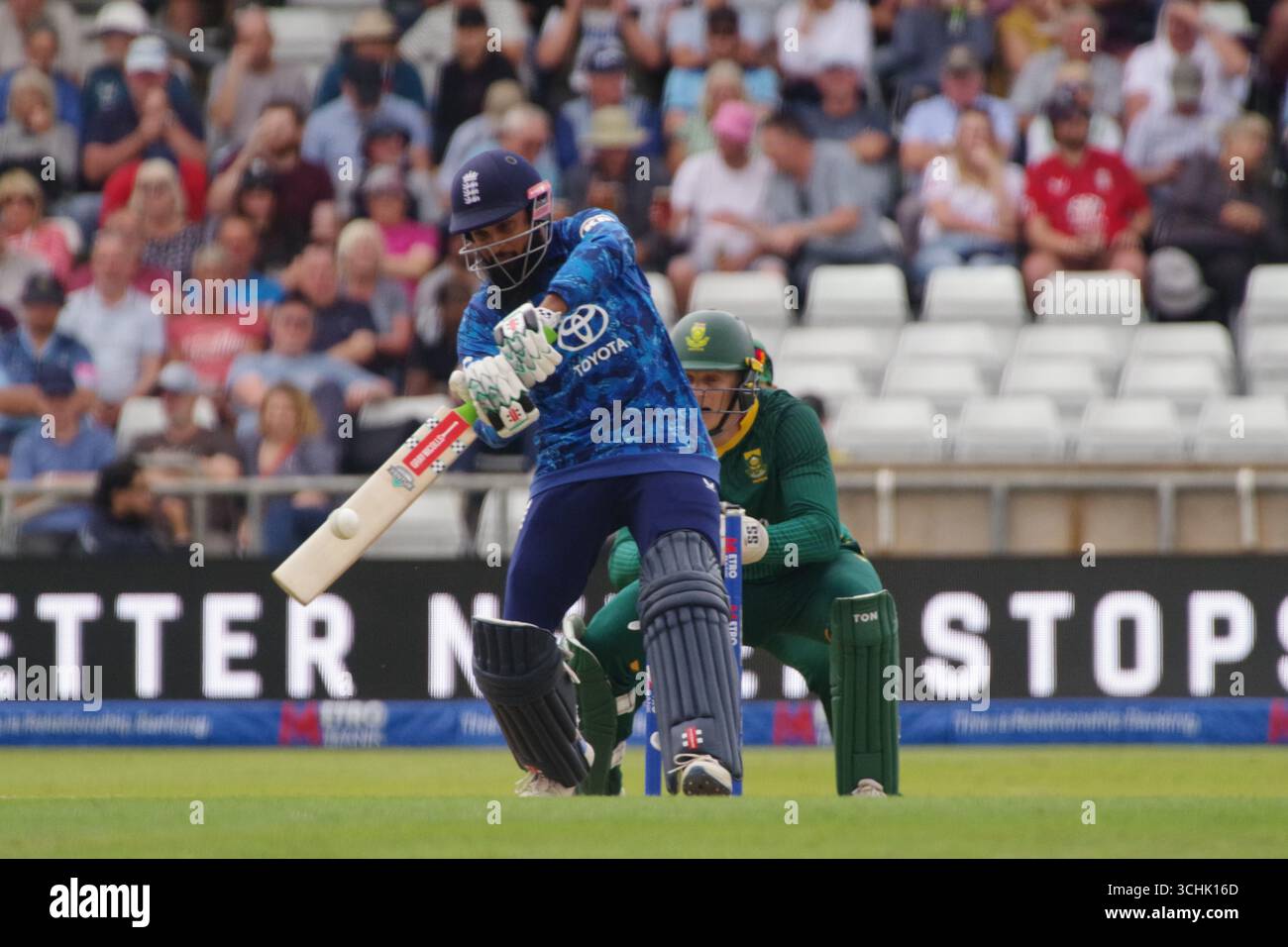 Leeds, England, 02 September 2025. Adil Rashid batting for England ...