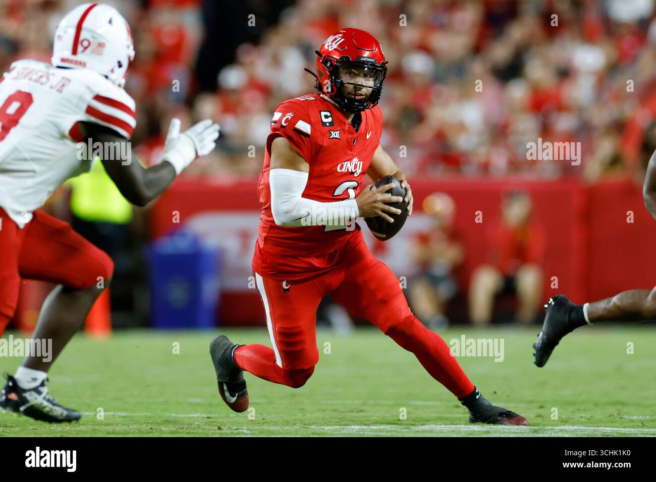 KANSAS CITY, MO - AUGUST 28: Brendan Sorsby #2 of the Cincinnati ...