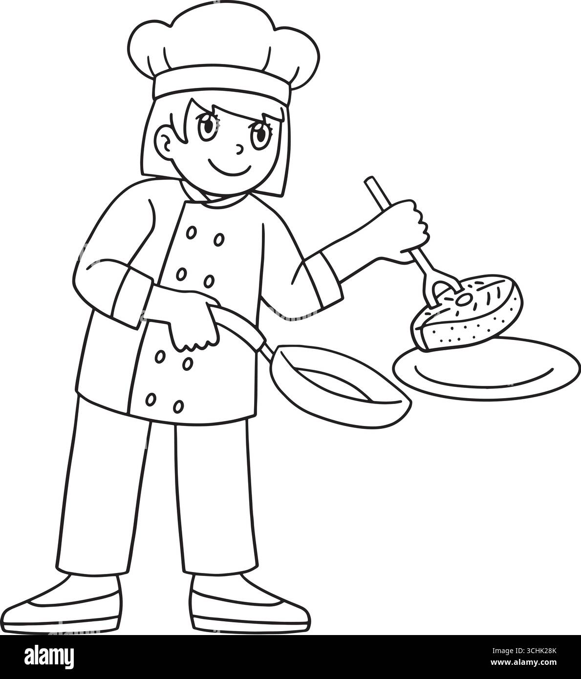 Plate garnishing Stock Vector Images - Alamy