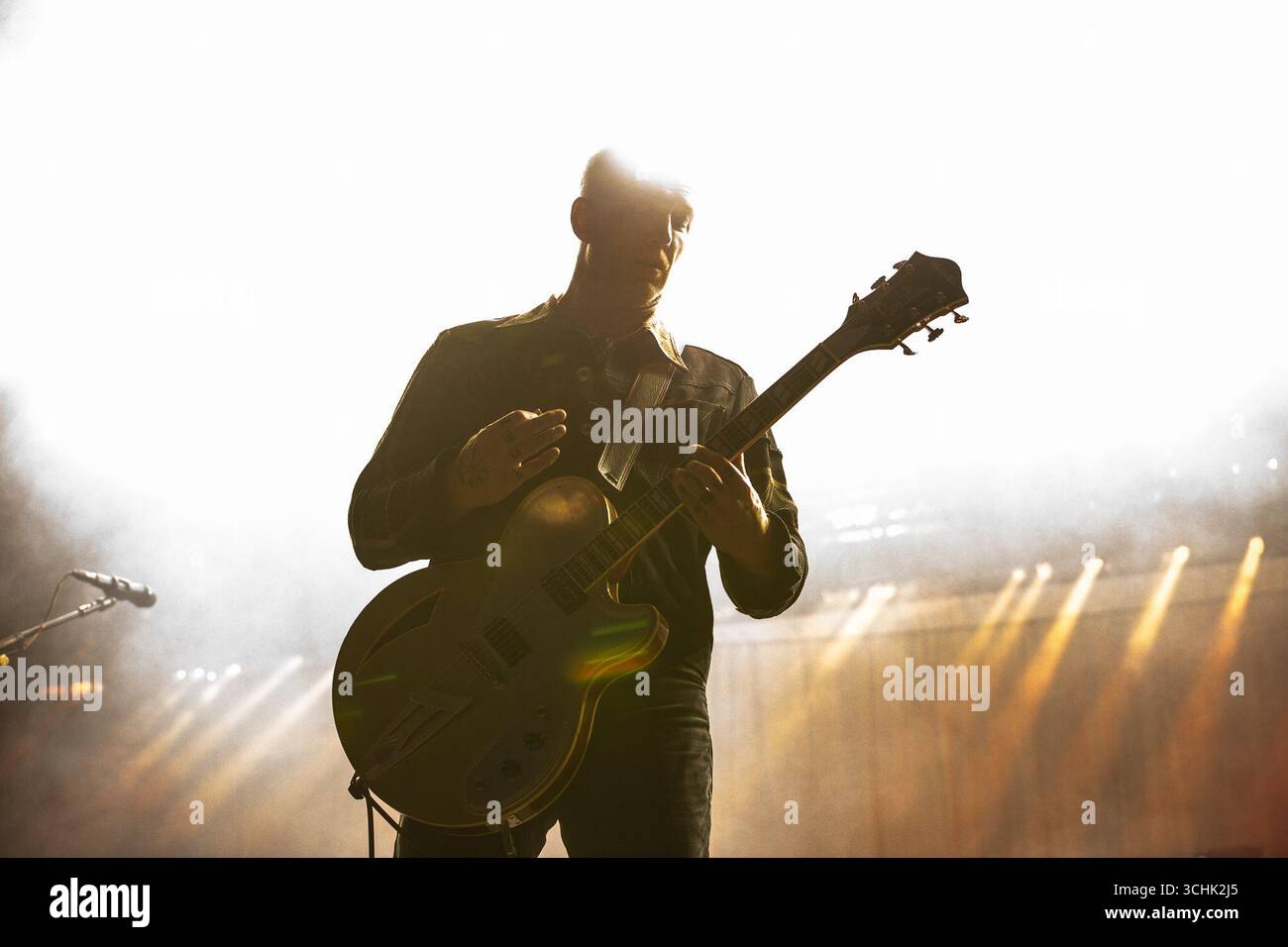 August 28, 2025: Josh Homme, Troy Van Leeuwen , Michael Shuman, Dean ...
