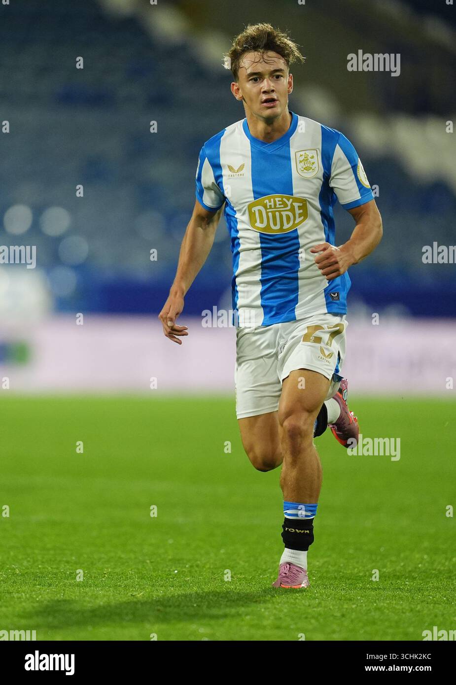 Hudderfield Town's Will Alves during the Vertu Trophy match at the Accu ...