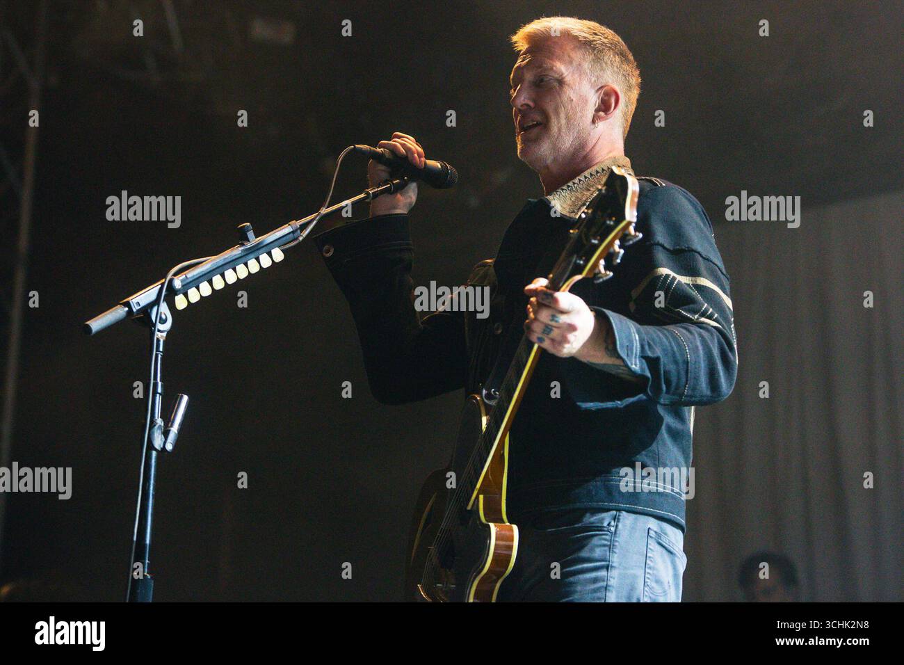 August 28, 2025: Josh Homme, Troy Van Leeuwen , Michael Shuman, Dean ...